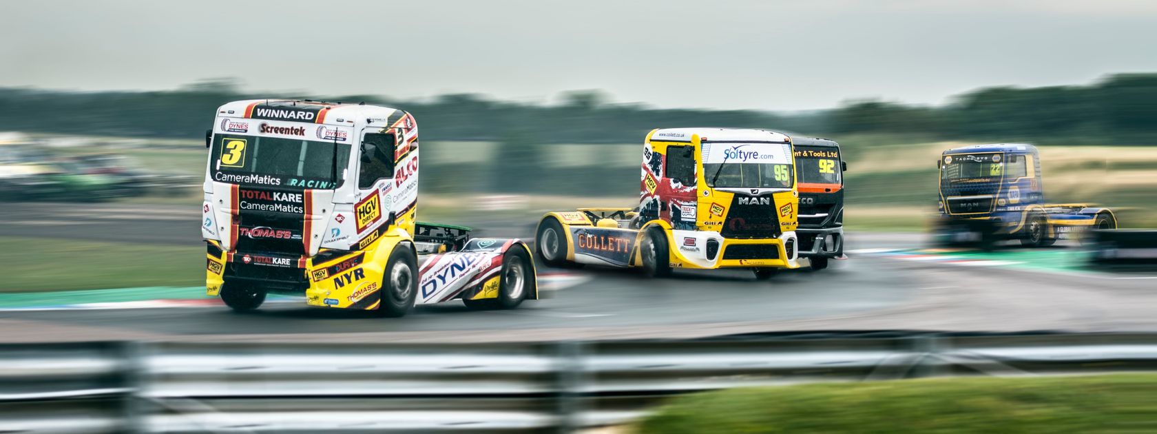 The British Truck Racing Championship returns to Thruxton Ci