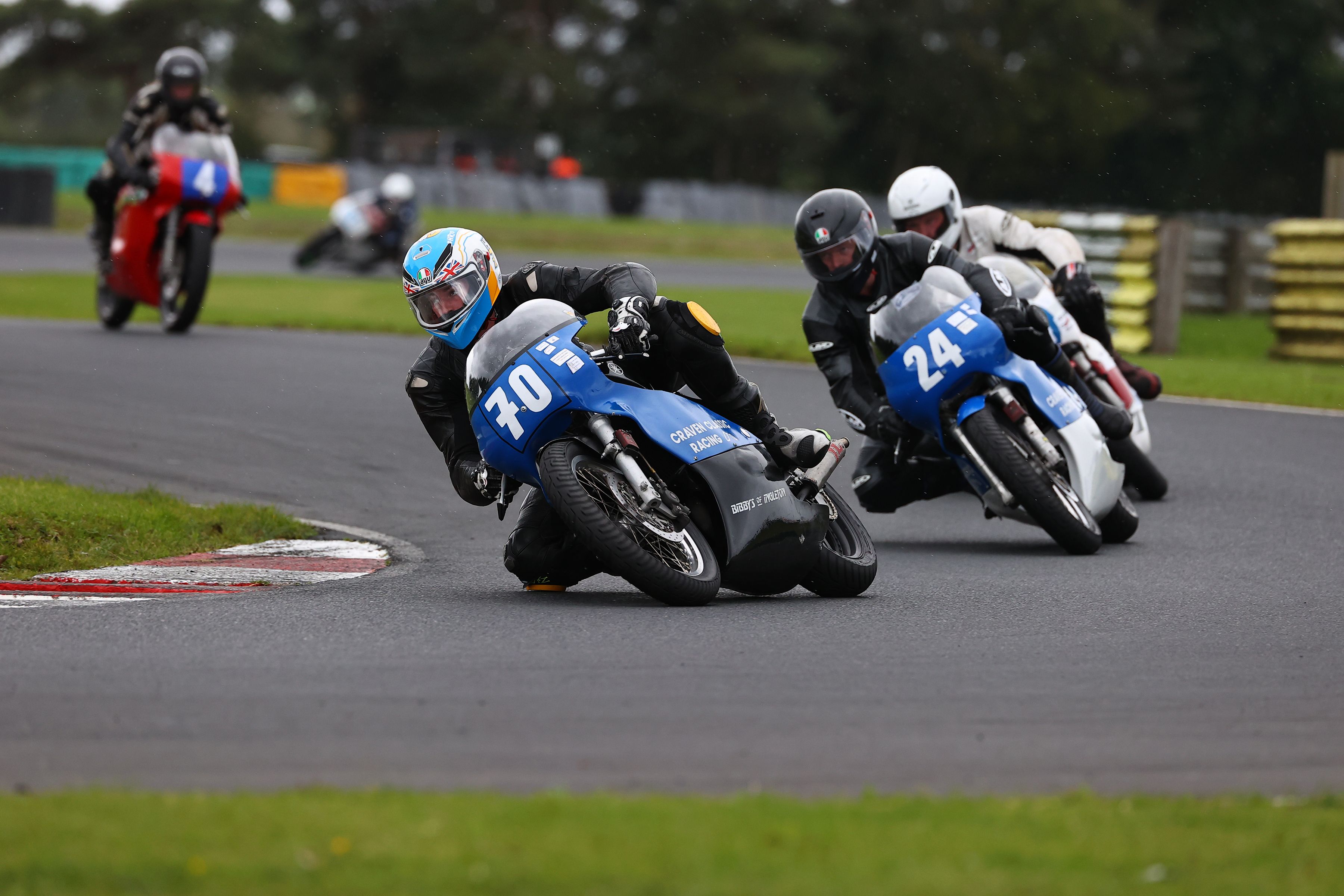 Classic Racing Motorcycle Club Race Meeting - Croft Circuit